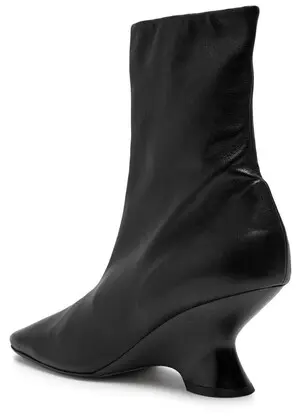 Dries Van Noten 75 Leather Ankle Boots