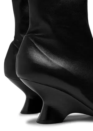 Dries Van Noten 75 Leather Ankle Boots