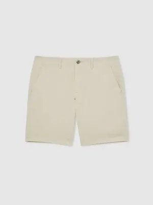 Paige Cotton Chino Shorts With Stretch