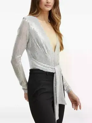 Bardot Front Tie Blouses