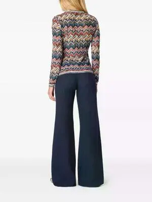 Missoni Zigzag Pattern Flared Trousers