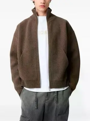 Axel Arigato Core Zipped High-neck Cardigan
