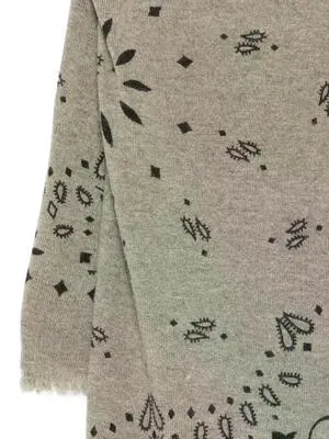 KUJTEN Paisley-pattern Cashmere Scarf