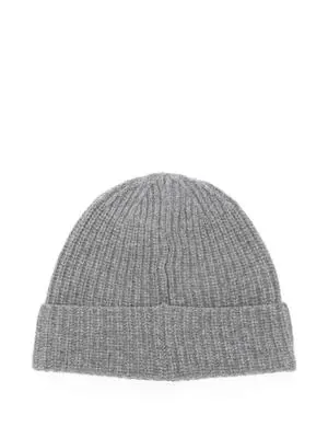 Stone Island Logo-patch Beanie - Grey