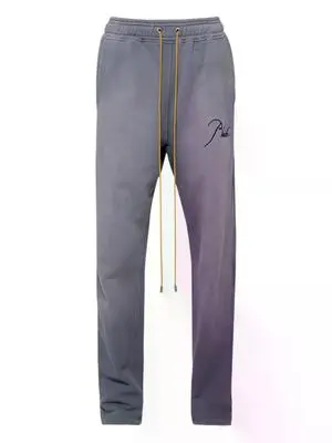 Rhude Logo-embroidered Track Pants - Grey