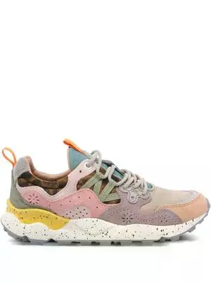 FLOWER MOUNTAIN Yamano 3 Panelled Sneakers - Neutrals