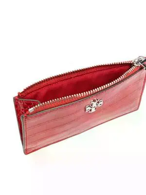 Tory Burch Embossed Zip-around Wallet