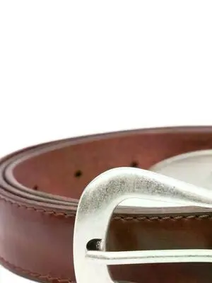 Orciani Leather Buckle Belt