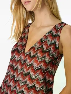 Missoni Zigzag-pattern Mini Dress