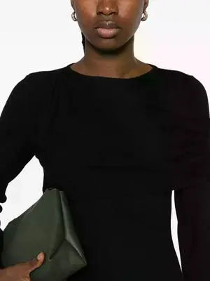P.a.r.o.s.h Draped Sweater - Black