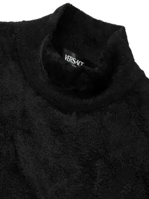Versace High-neck Embellished Sweater