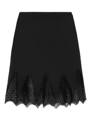 Versace Lace-trim Midi Skirt