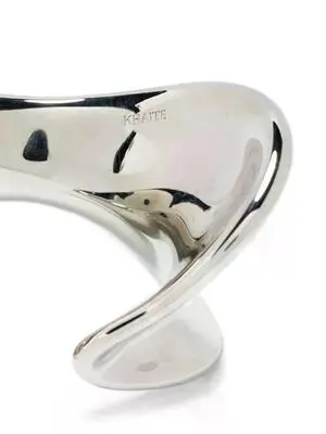 Khaite Curved Brass Bracelet