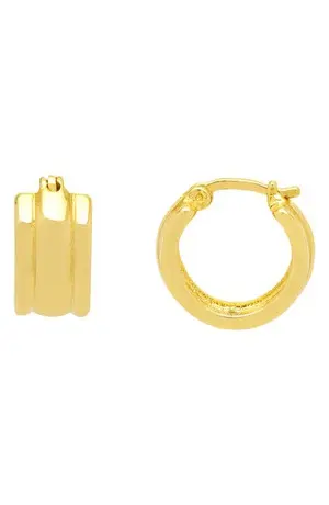 Estée Lauder Textured Hoop Earrings - Gold