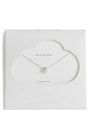 Estée Lauder Knot Charm Chain Necklace