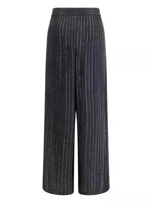 Giorgio Armani Sequin-embellished Pinstripe Trousers