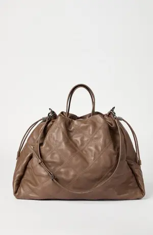 Brunello Cucinelli Nappa Mellow Large Shopper Bag