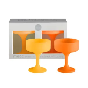 PORTER GREEN Mecc | Unbreakable Cocktail Glasses Buttermilk + Cantaloupe