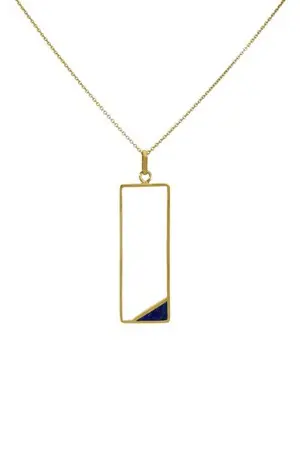TURQUOISE MOUNTAIN Mazar Pendant - Gold