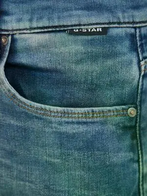 G-star Raw 3301 Frayed-hem Jeans
