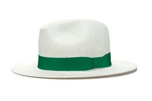 LASTELIER Panama Straw Hat - Green