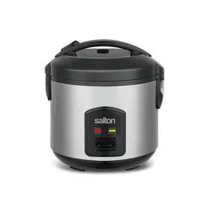 SALTON 8 Cup Rice Cooker - Black