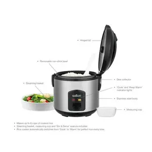 SALTON 8 Cup Rice Cooker