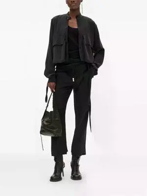 ANN DEMEULEMEESTER Drawstring Wool Trousers