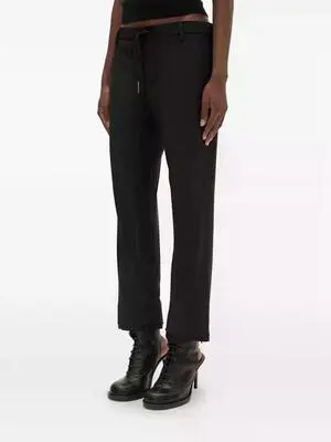 ANN DEMEULEMEESTER Drawstring Wool Trousers