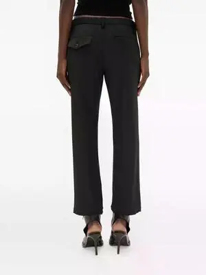 ANN DEMEULEMEESTER Drawstring Wool Trousers