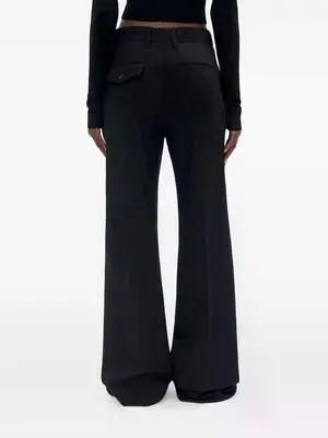 ANN DEMEULEMEESTER Pressed-crease Flared Trousers