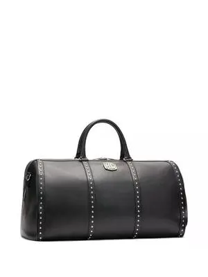 Roberto Cavalli Leather Holdall With Studded Detailing