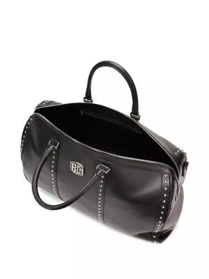Roberto Cavalli Leather Holdall With Studded Detailing