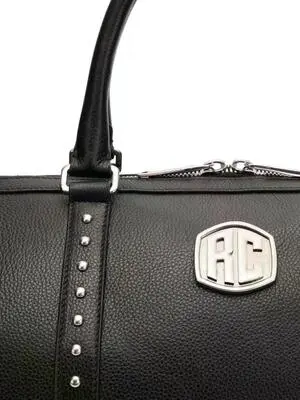 Roberto Cavalli Leather Holdall With Studded Detailing