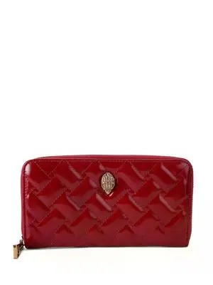 Kurt Geiger Kensington Quilted Zip-around Wallet - Red