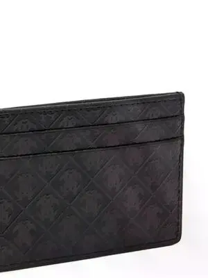 Roberto Cavalli Mirror Snake Monogram-embossed Cardholder