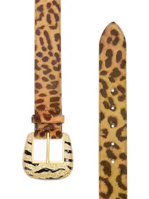 Roberto Cavalli Leopard-print Belt