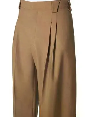 MUGLER Pleated Balloon-shape Trousers