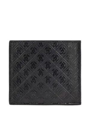 Roberto Cavalli Monogram-embossed Bi-fold Wallet