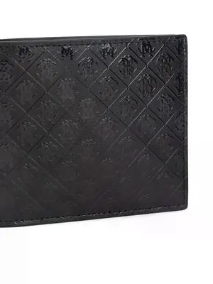 Roberto Cavalli Monogram-embossed Bi-fold Wallet