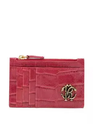 Roberto Cavalli Leather Wallet - Pink