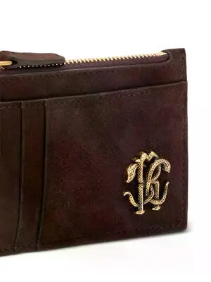 Roberto Cavalli Logo-plaque Wallet - Brown