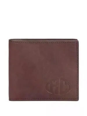 Roberto Cavalli Embossed Monogram Leather Wallet