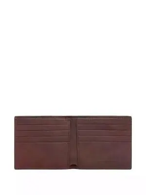 Roberto Cavalli Embossed Monogram Leather Wallet