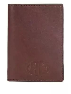 Roberto Cavalli Monogram Leather Wallet - Brown