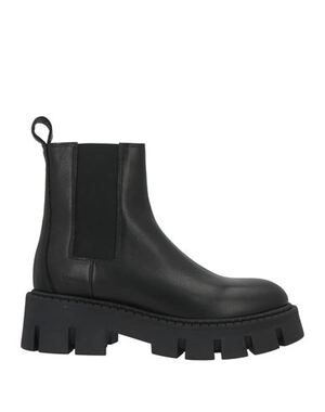 COPENHAGEN  Calfskin Ankle Boots - Black