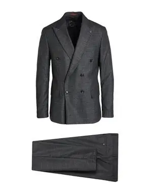 SUIT SARTORIA Suit Charcoal Size Pes, Viscose, Elastane - Grey