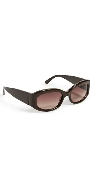 Christopher Esber Davies Square Frame Sunglasses - Havana
