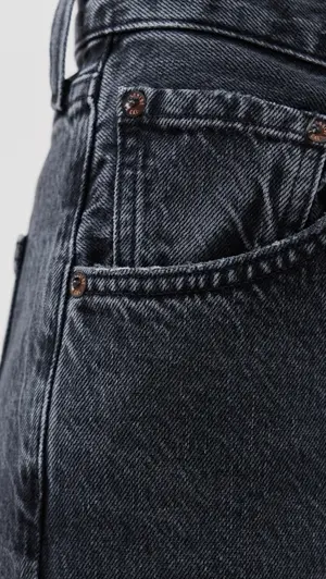 AGOLDE Low Curve Straight Leg Jeans - Symbolic