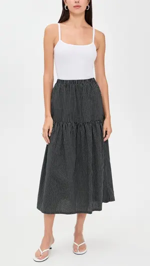 PERFECTWHITETEE Arielle Long Skirt